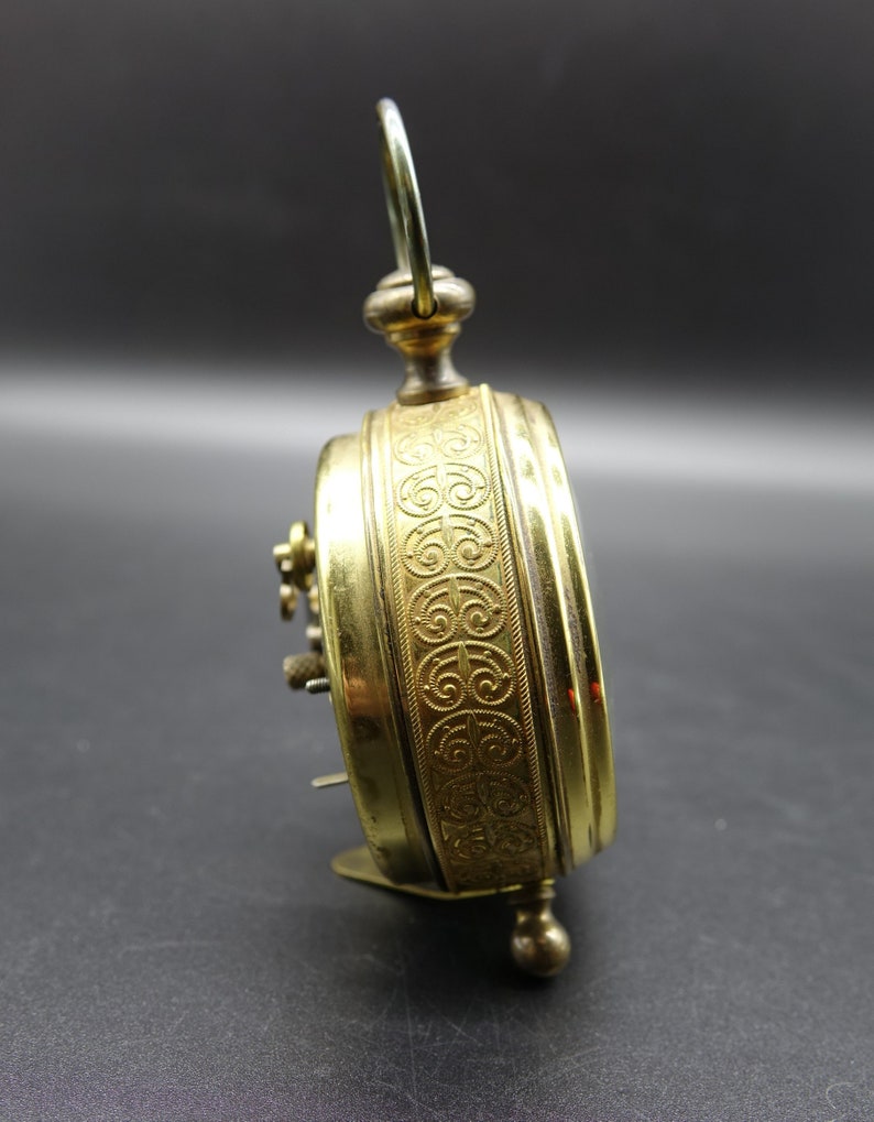 Vintage Brass BADUF West Germany Alarm Clock. Mechanical Alarm Clock by ...