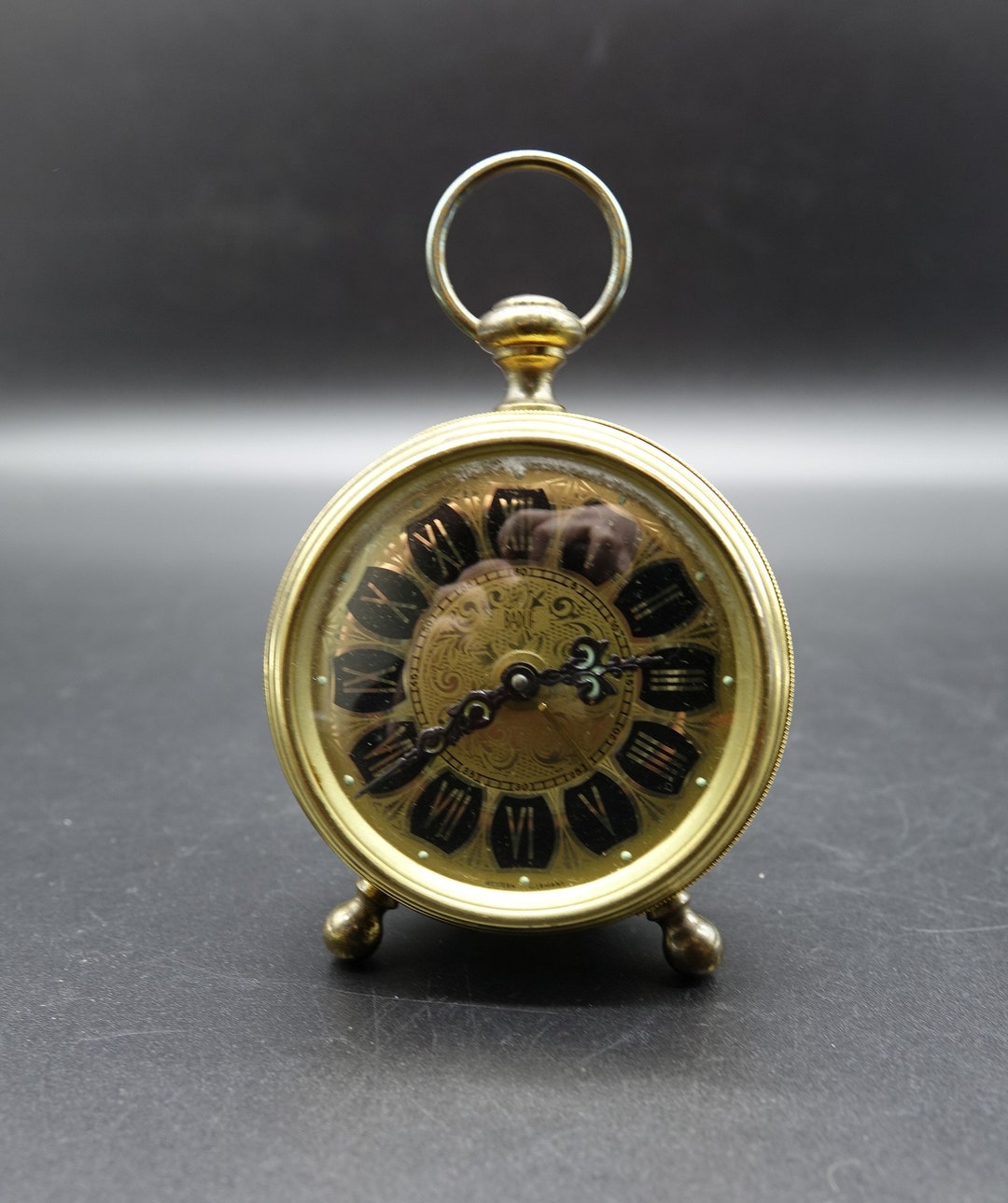 Vintage Brass BADUF West Germany Alarm Clock. Mechanical Alarm Clock by ...
