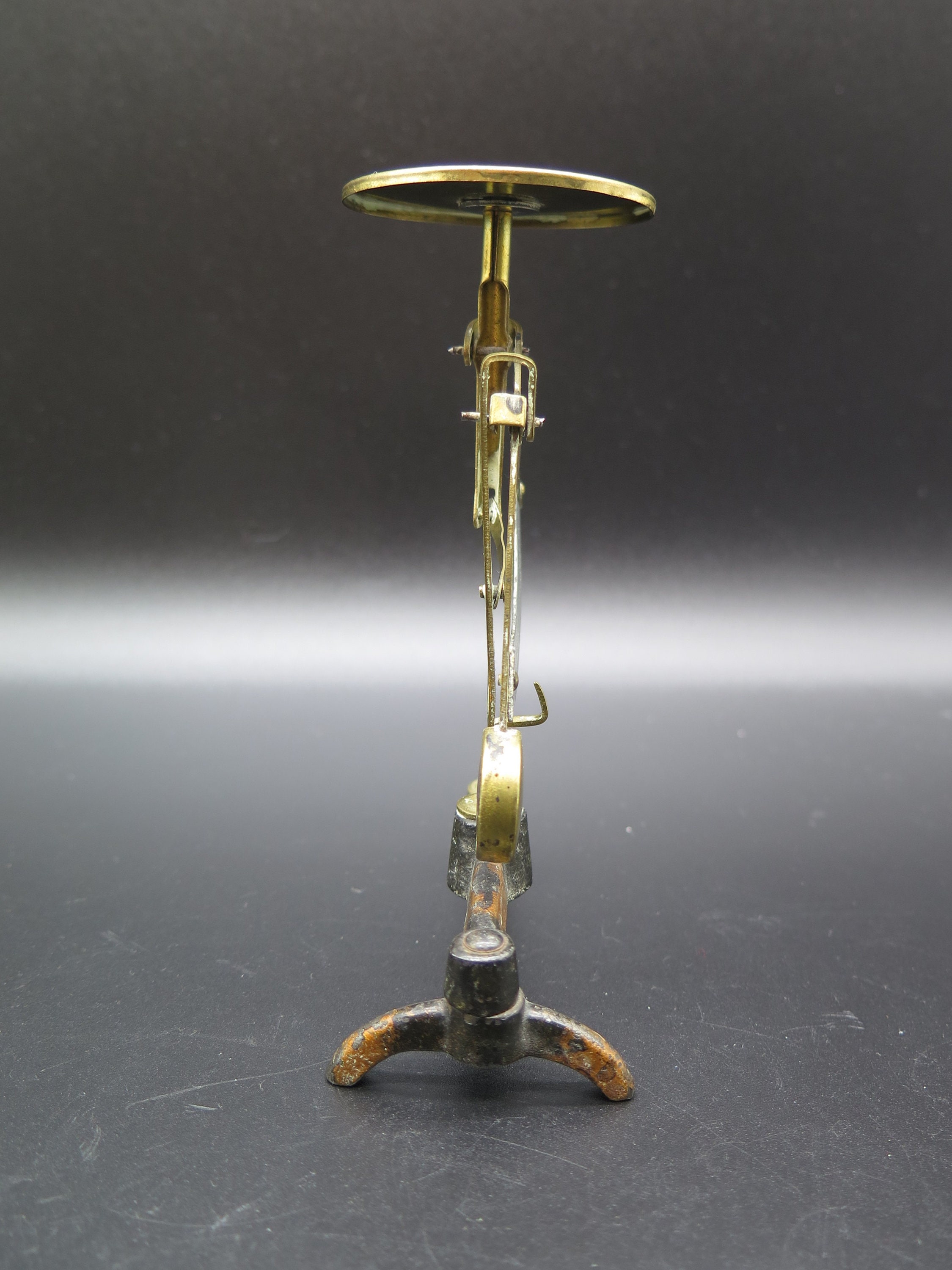 Vintage Mini LETTER SCALE in Brass. A Postal Desk Scale for a Maximum ...