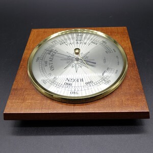 Vintage German Barometer by FISCHER, Made in GDR Barometer for Wall ...