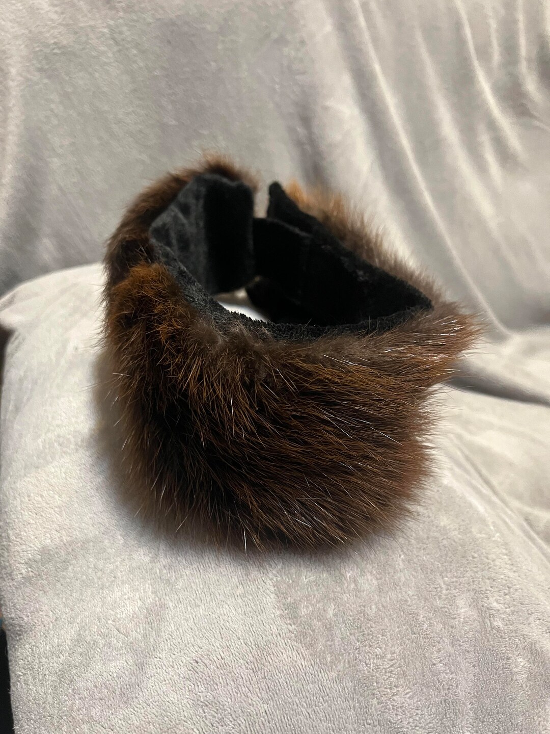 Real Beaver Fur Headband - Etsy