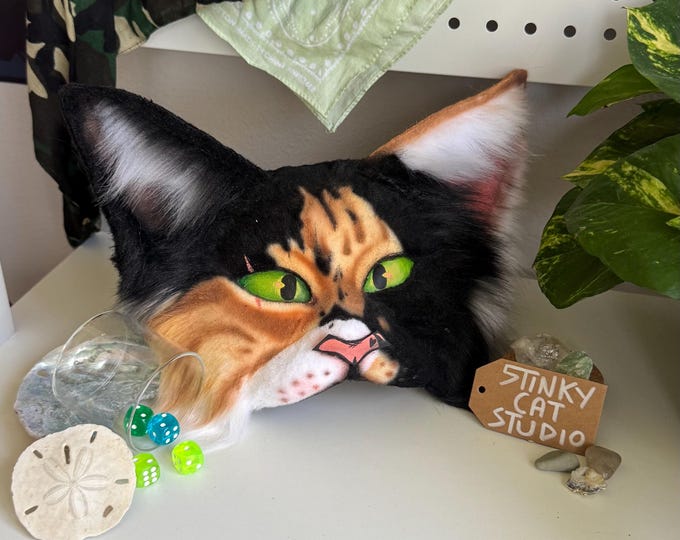Calico Cat Mask - Etsy