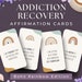 48 Addiction Recovery Affirmation Cards, INSTANT DOWNLOAD, Sobriety ...