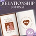 Relationship Journal Printable, INSTANT DOWNLOAD, Mindfulness Journal ...