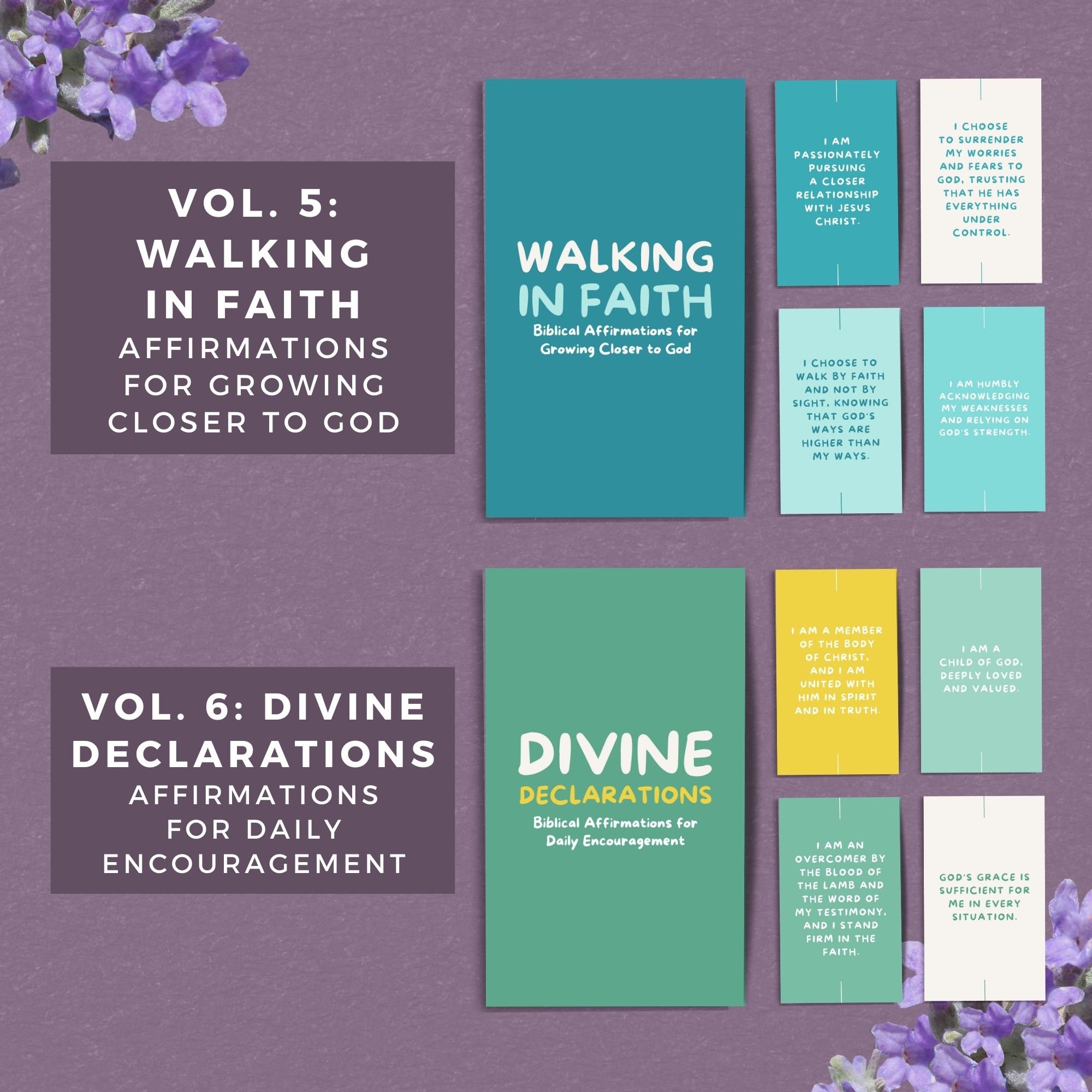 390 Biblical Affirmation Cards Bundle, INSTANT DOWNLOAD, Christian ...