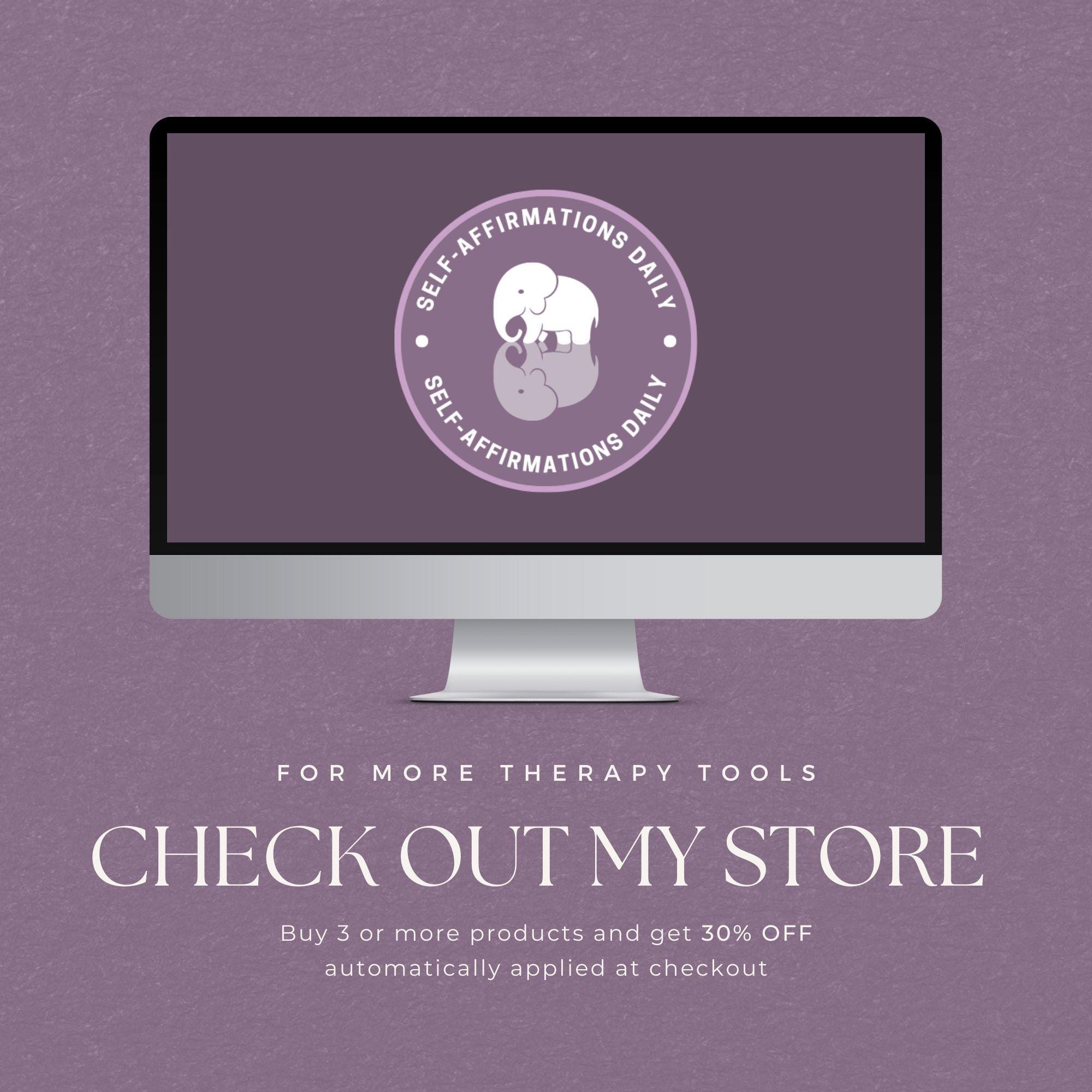 Therapy Worksheets for Perfectionism, INSTANT DOWNLOAD, Breaking Free ...