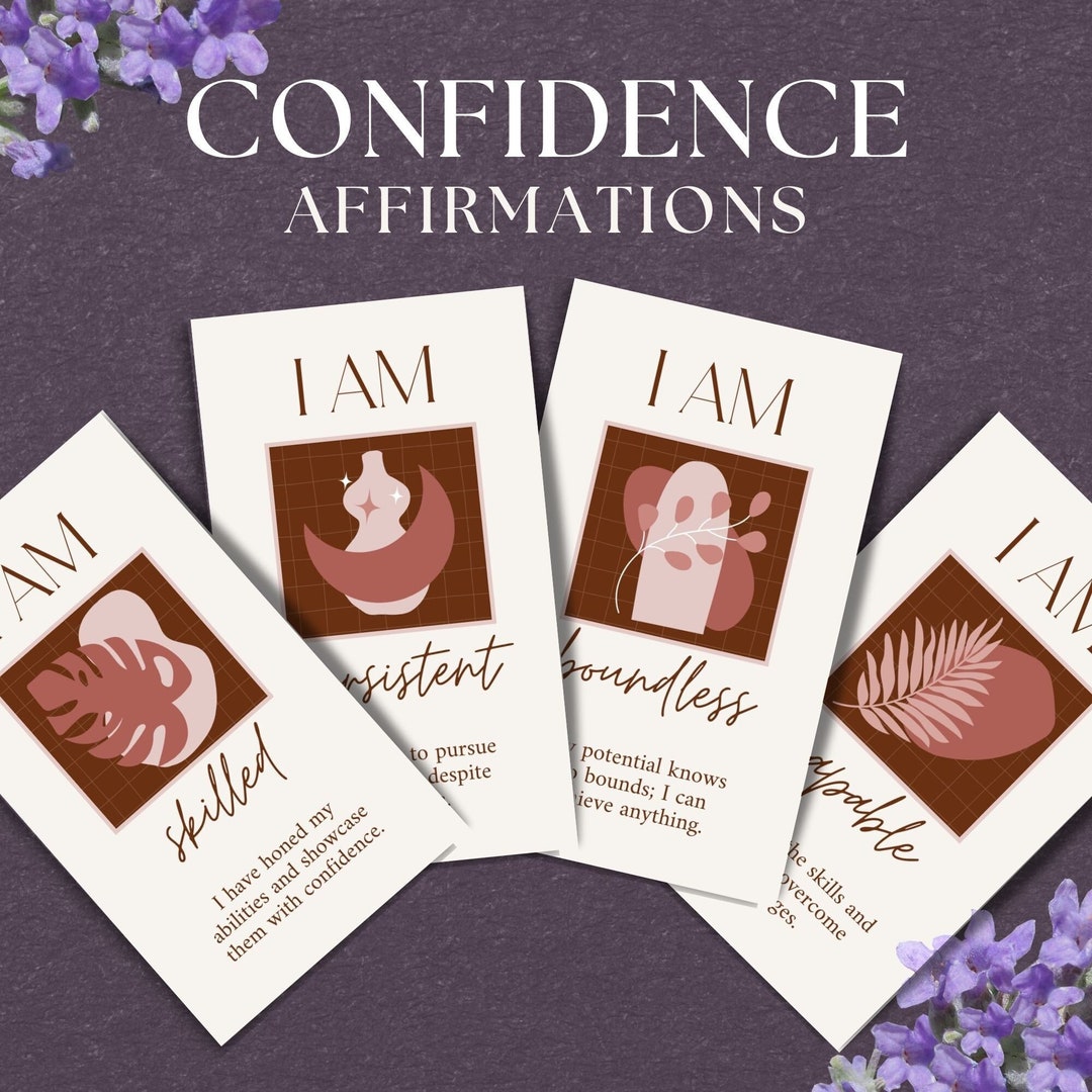 40 I AM Affirmations for Confidence, INSTANT DOWNLOAD, Confidence ...