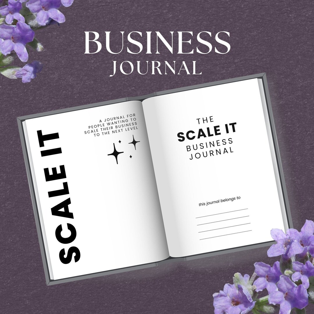77-page Business Journal Printable, INSTANT DOWNLOAD, Printable Journal ...