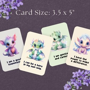 48 Positive Affirmation Cards for Boys, INSTANT DOWNLOAD, Notes for ...