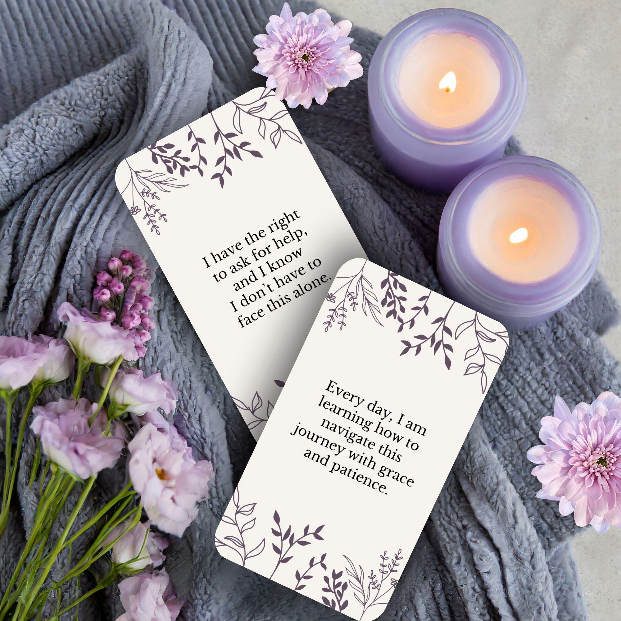 48 Affirmation Cards for Chronic Illness, INSTANT DOWNLOAD, Self Care ...