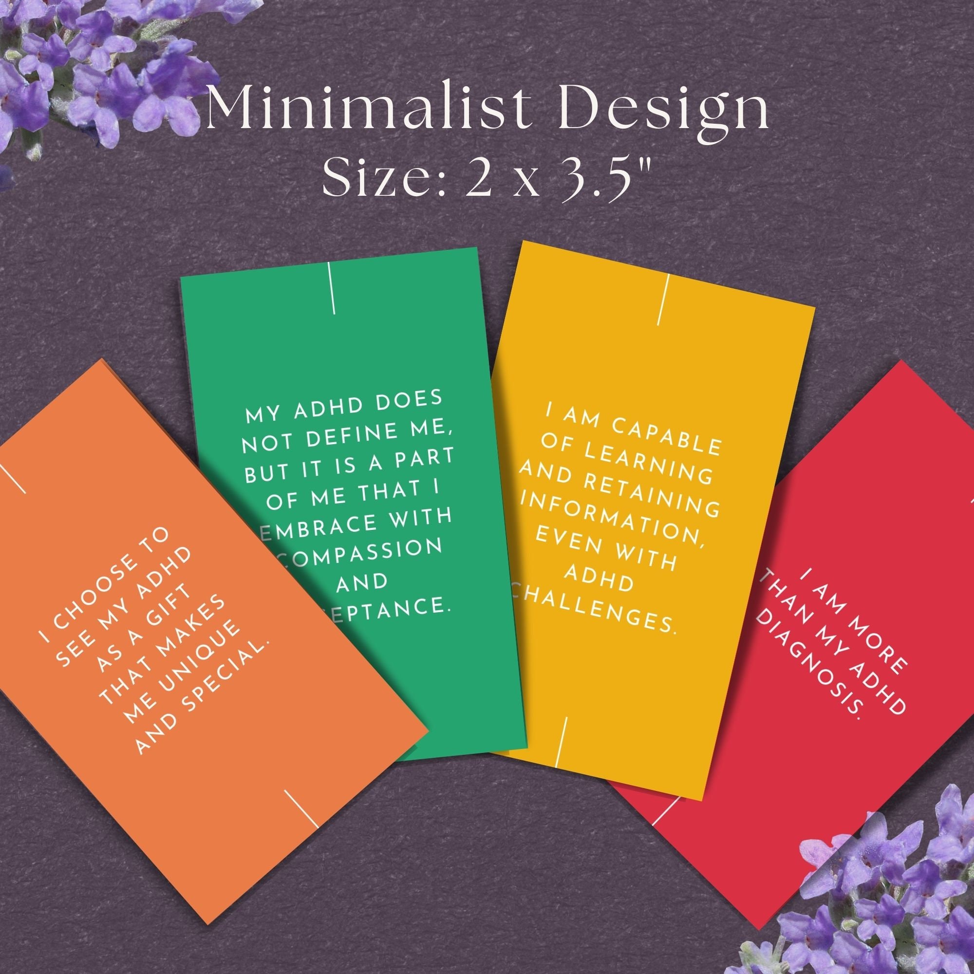 ADHD Affirmation Cards, INSTANT DOWNLOAD, Adhd Printable, Adhd ...