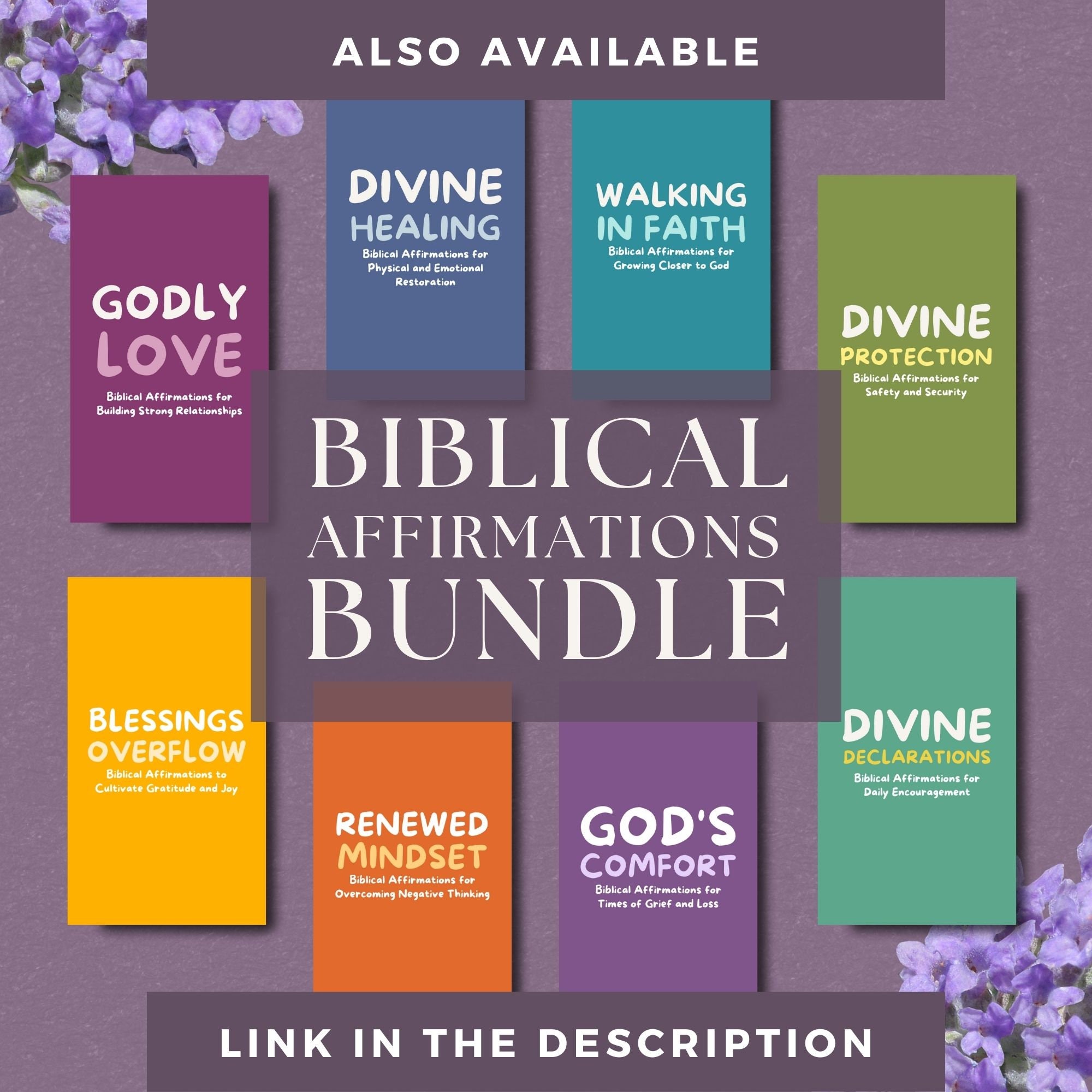 48 Biblical Affirmation Cards INSTANT DOWNLOAD Bible Verse - Etsy Australia
