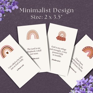 48 Biblical Affirmation Cards, INSTANT DOWNLOAD, Bible Verse Cards ...