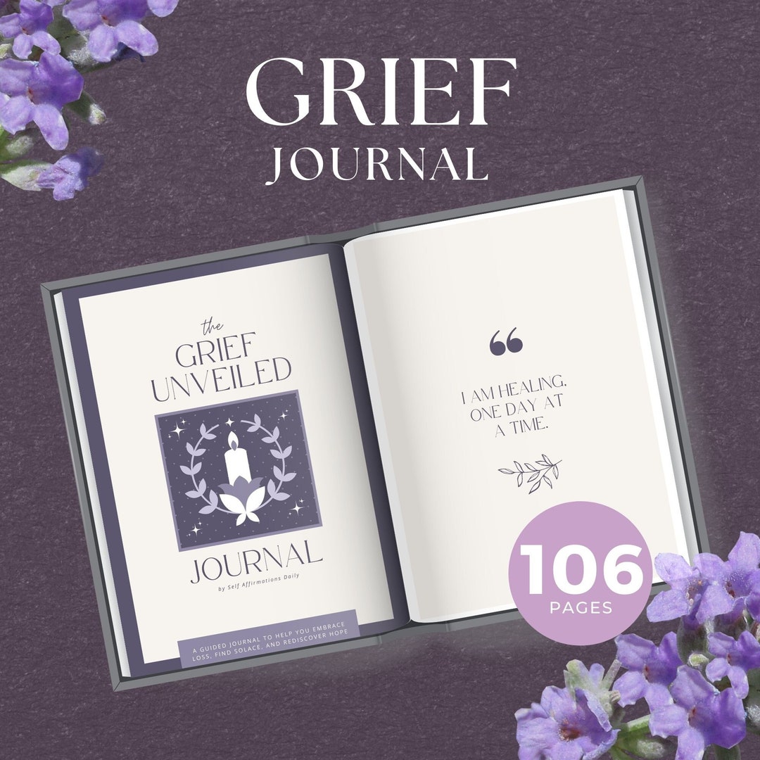 Guided Journal for Grief, INSTANT DOWNLOAD, Grief Relief Journal ...