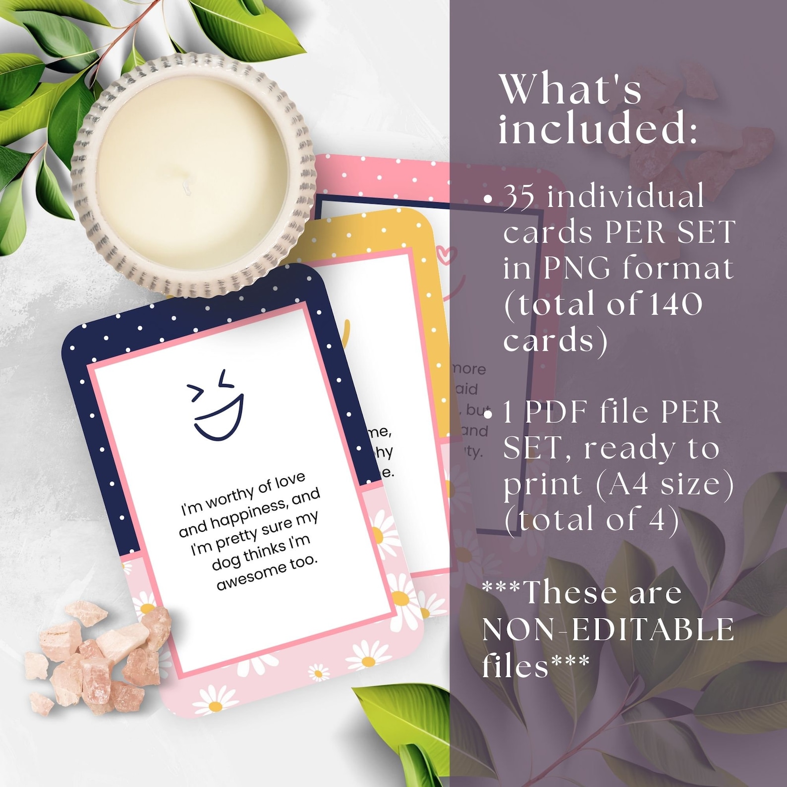 140 Funny Affirmation Cards Bundle, INSTANT DOWNLOAD, Funny Sayings ...