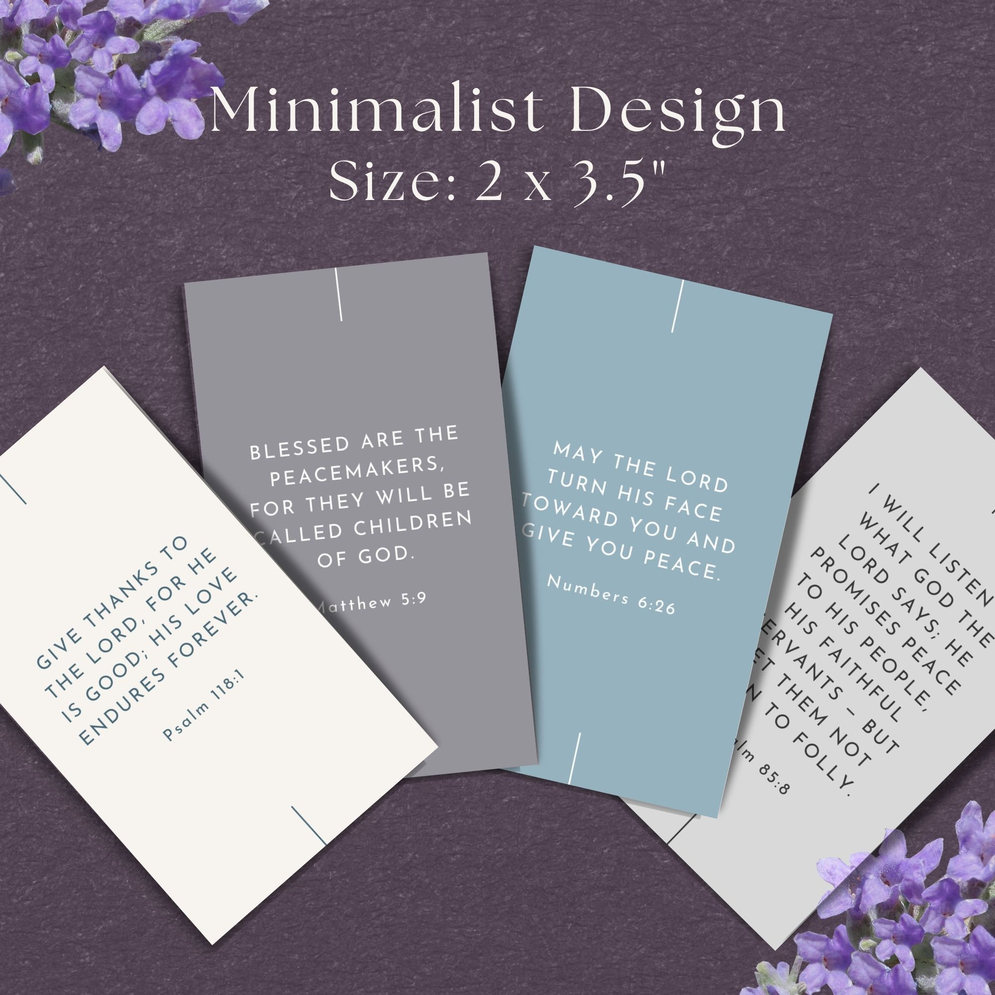Bible Verse Cards, INSTANT DOWNLOAD, Printable Scripture Cards ...