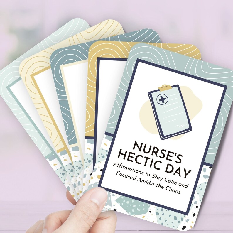 Affirmation Cards for Nurses, INSTANT DOWNLOAD, Healthcare Workers ...