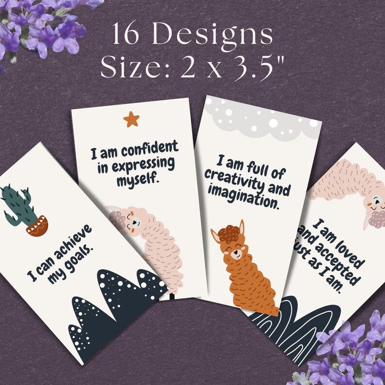 Affirmation Cards for Kids With Autism, INSTANT DOWNLOAD, Encouragement ...