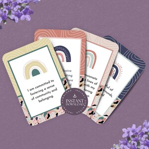 Teacher Affirmation Cards, INSTANT DOWNLOAD, Teacher Appreciation ...