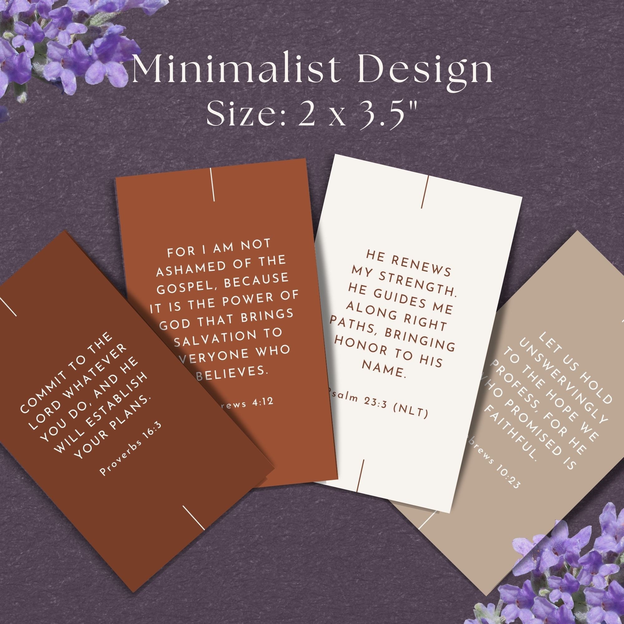 Bible Verse Cards, INSTANT DOWNLOAD, Printable Scripture Cards ...