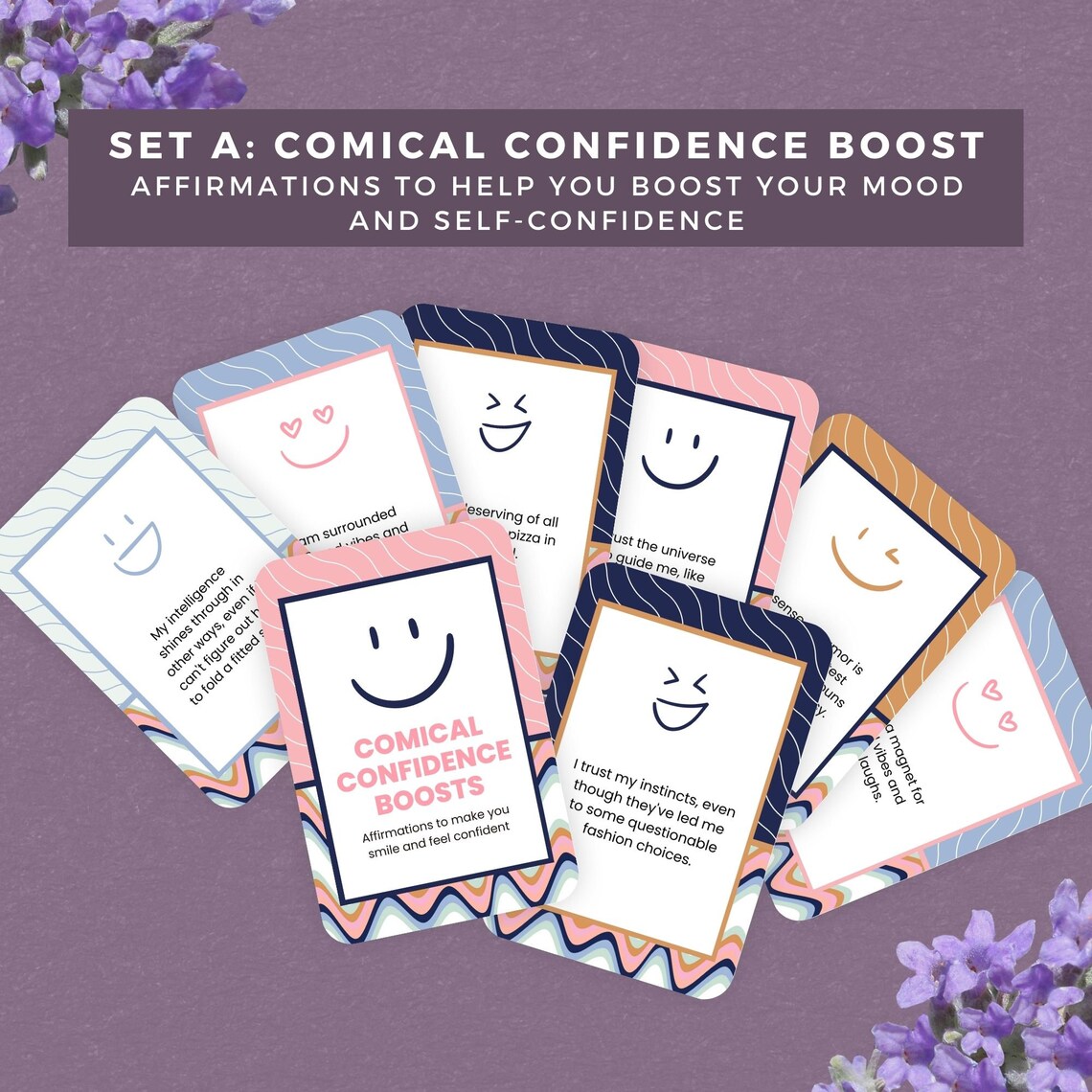 140 Funny Affirmation Cards Bundle, INSTANT DOWNLOAD, Funny Sayings ...