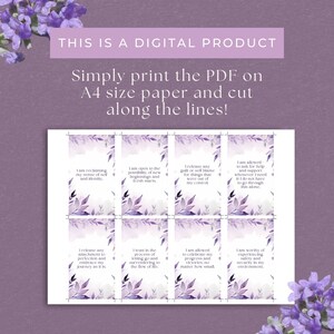 48 Affirmations for Trauma Recovery, INSTANT DOWNLOAD, Trauma ...