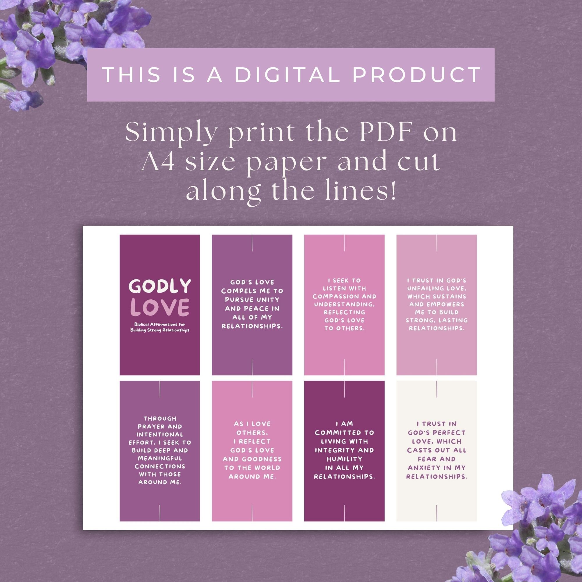 390 Biblical Affirmation Cards Bundle, INSTANT DOWNLOAD, Christian ...