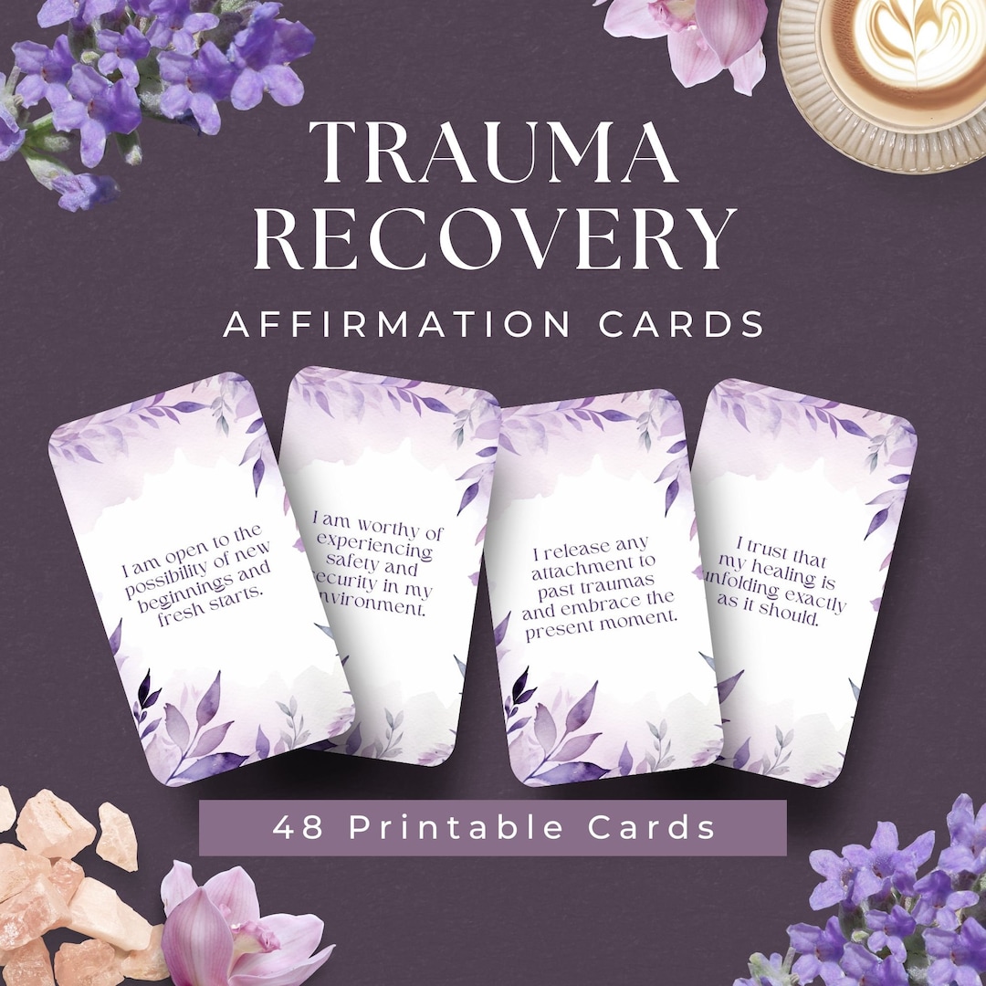 48 Affirmations for Trauma Recovery, INSTANT DOWNLOAD, Trauma ...