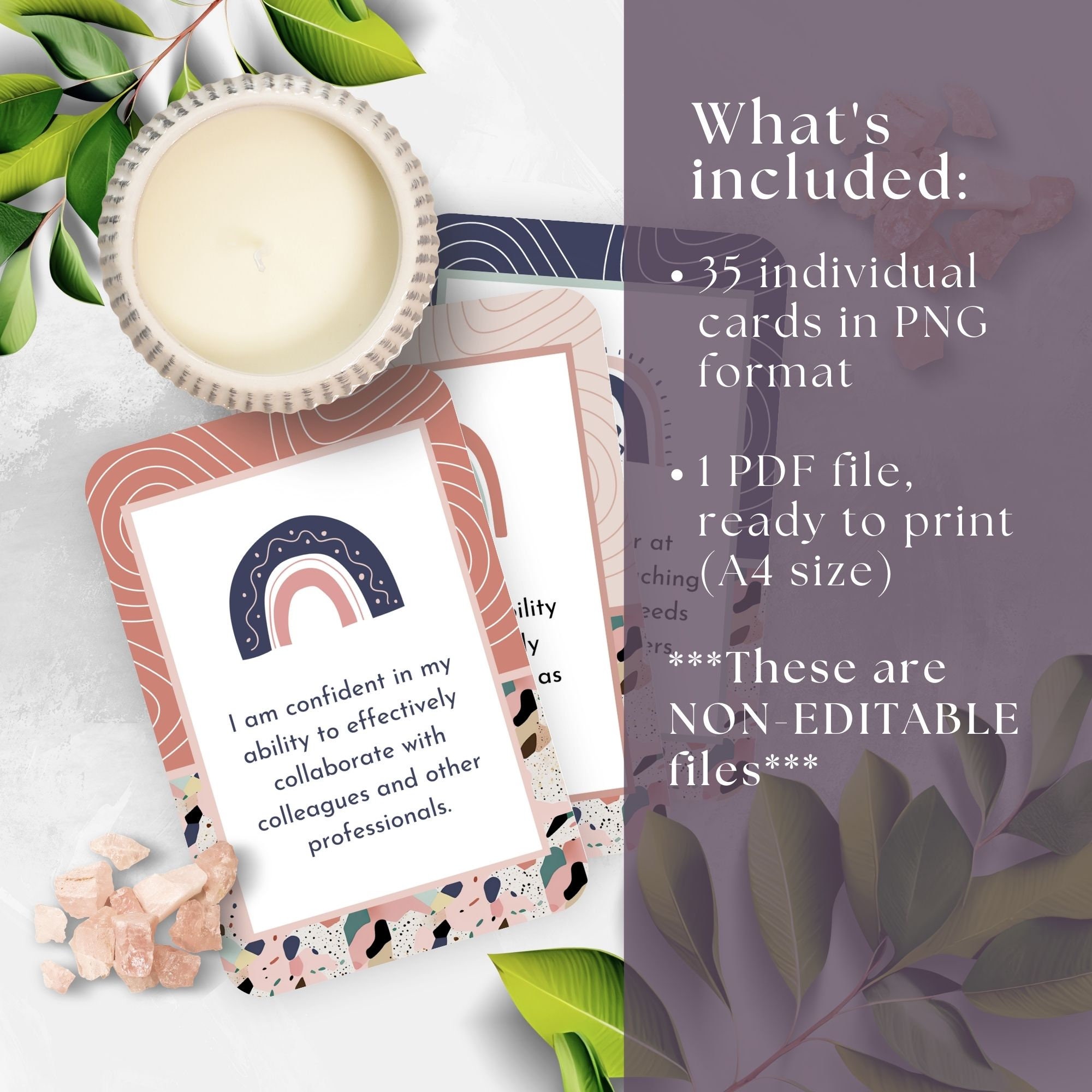 Teacher Affirmation Cards for Confidence INSTANT DOWNLOAD - Etsy Australia