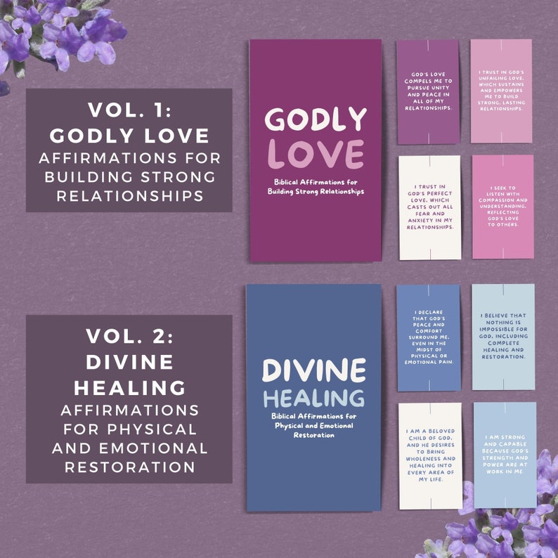 390 Biblical Affirmation Cards Bundle, INSTANT DOWNLOAD, Christian ...