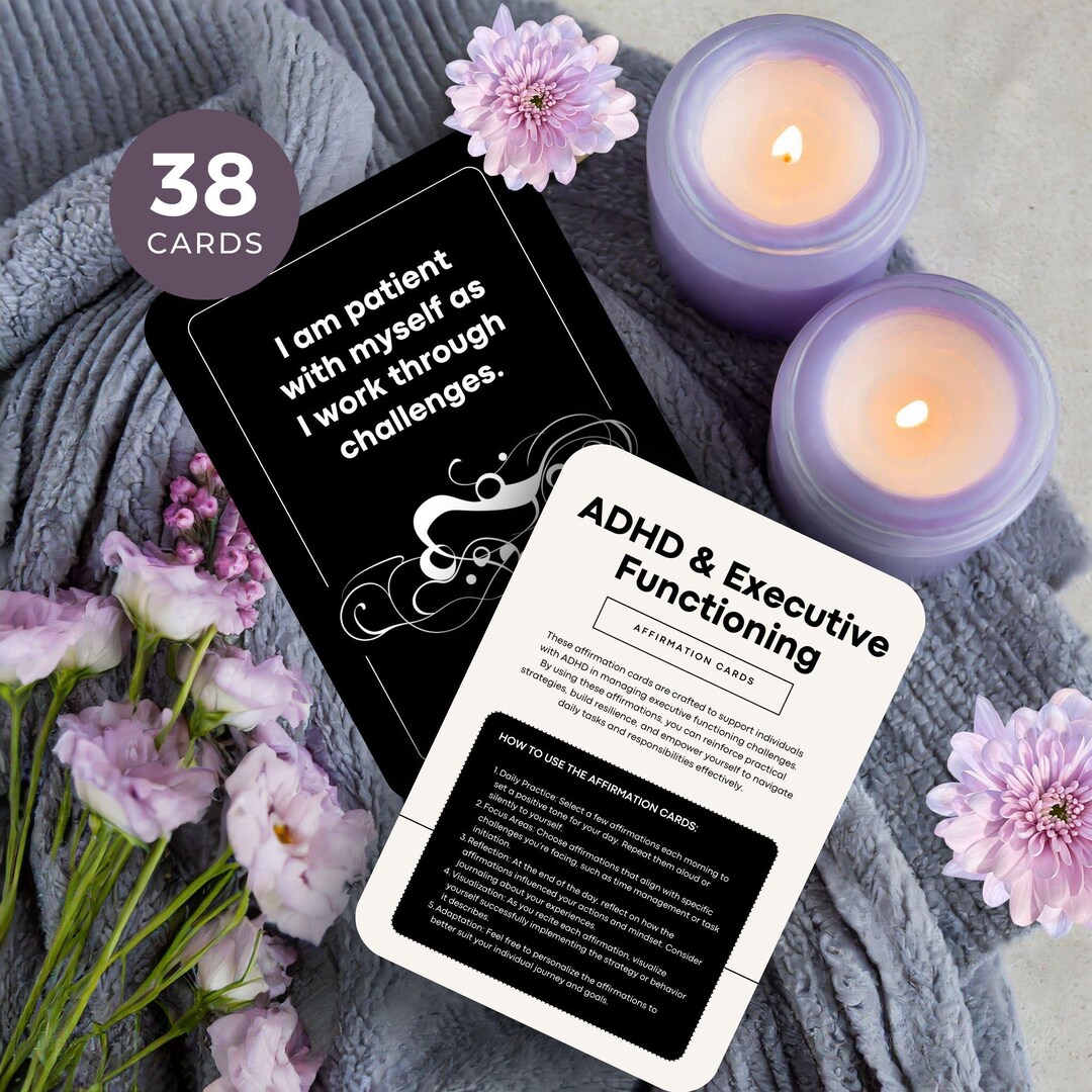 Positive Affirmations for ADHD, INSTANT DOWNLOAD, Adhd Affirmation ...
