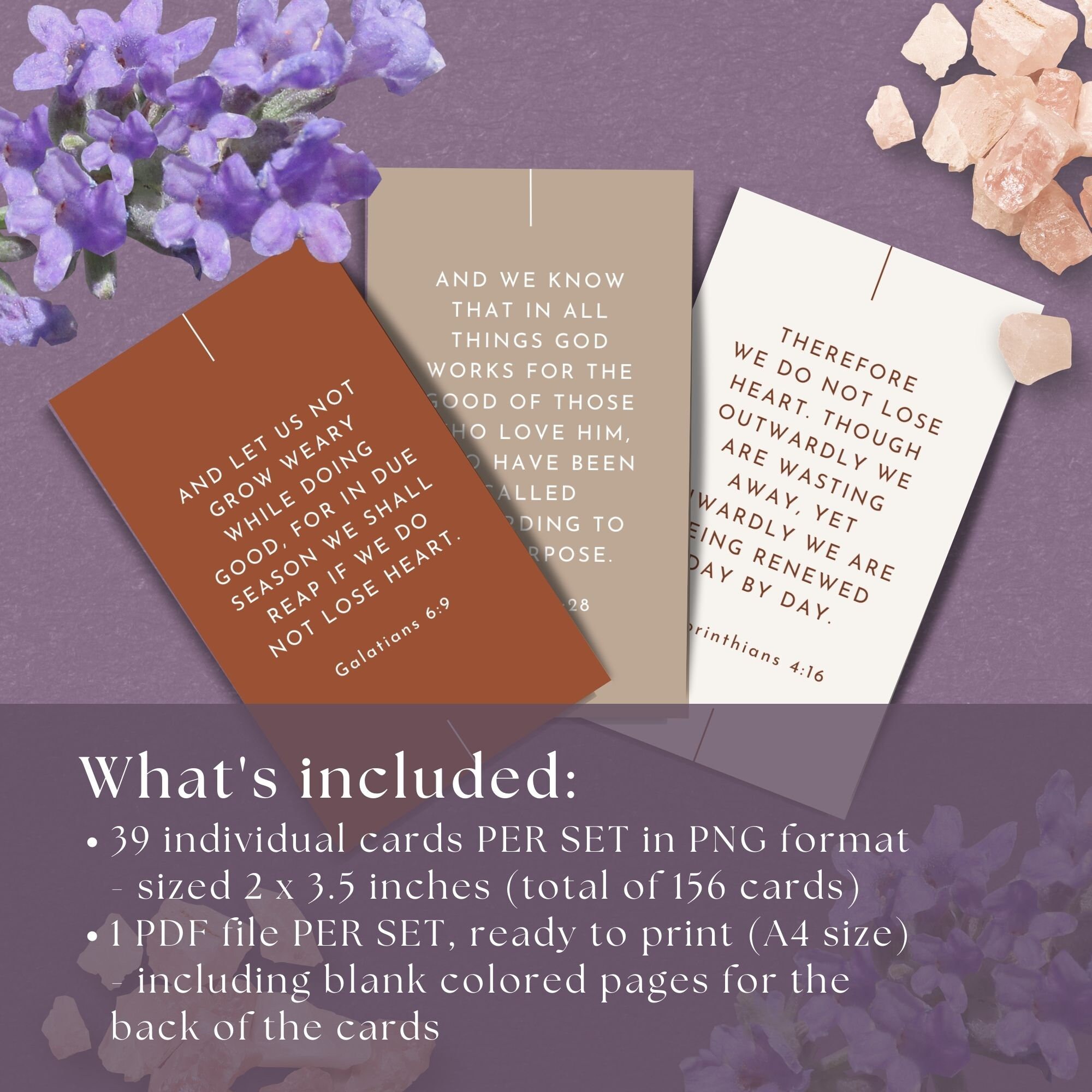 156 Bible Verse Cards BUNDLE, INSTANT DOWNLOAD, Printable Scripture ...