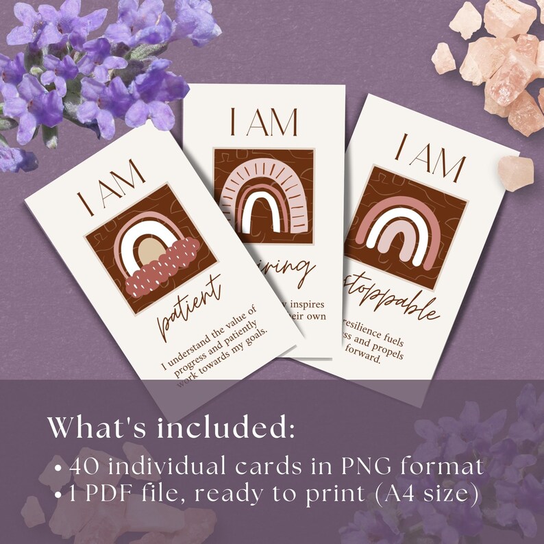 ADHD Affirmation Cards, INSTANT DOWNLOAD, I Am Affirmations for Adhd ...