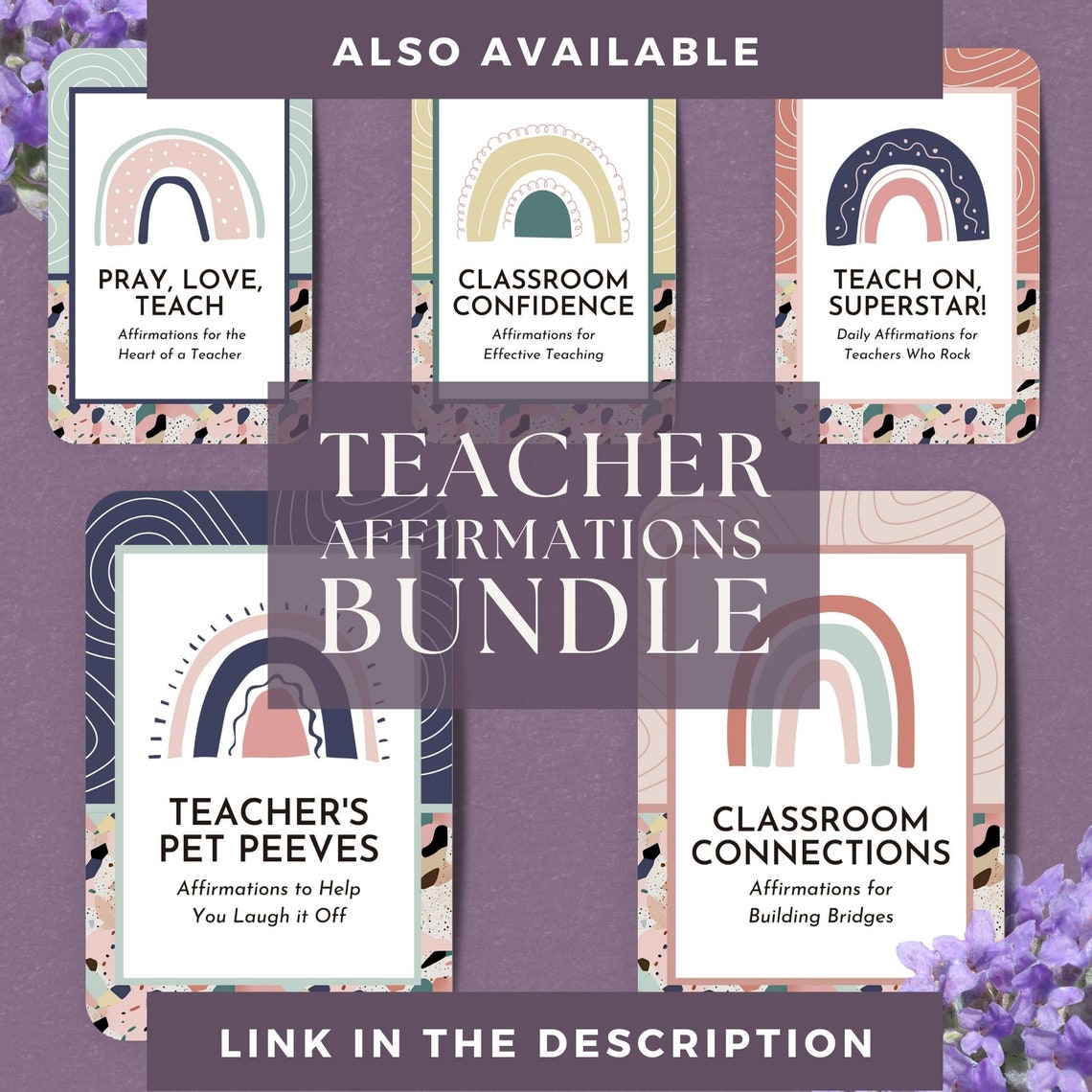 Teacher Affirmation Cards for Confidence, INSTANT DOWNLOAD, Teacher ...
