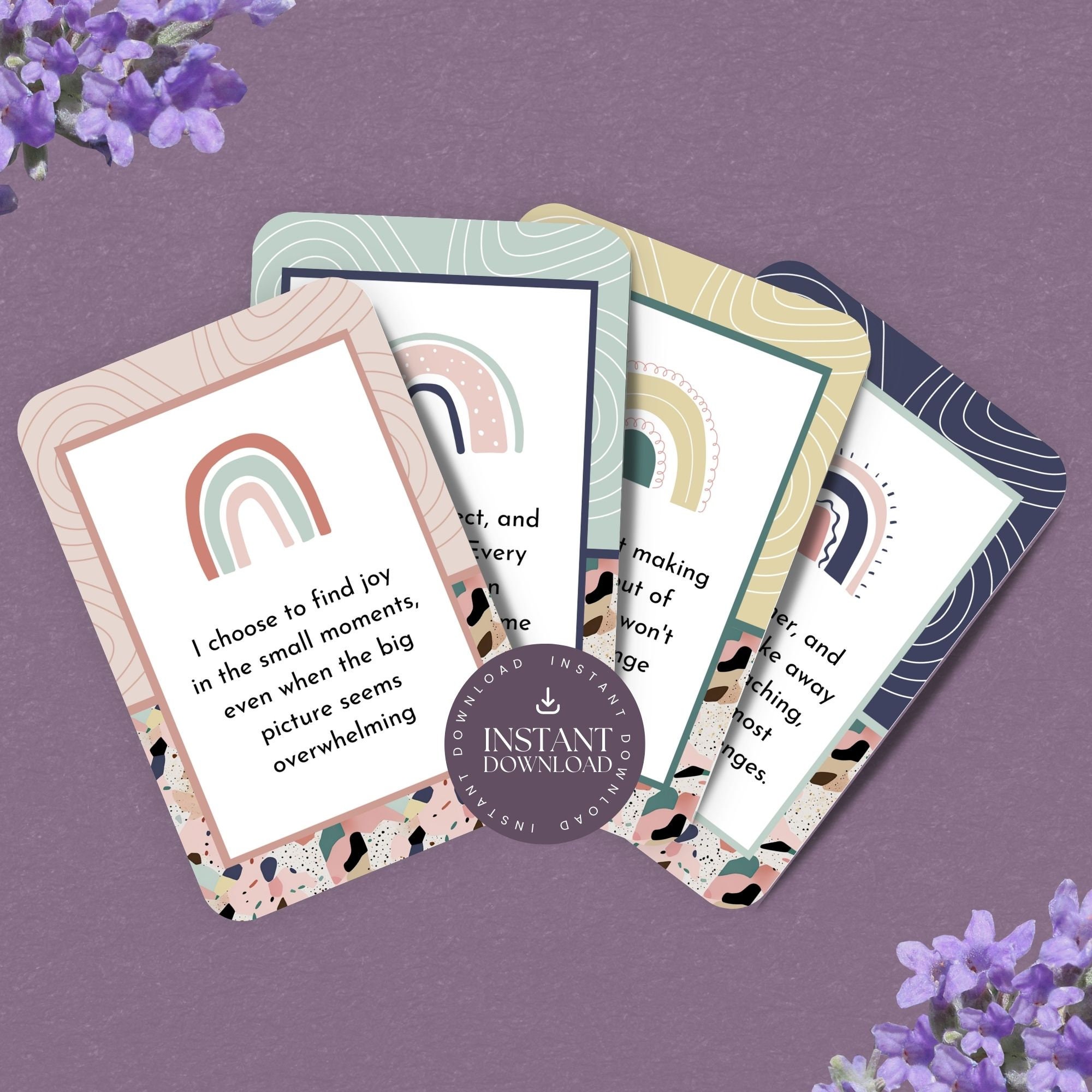 Teacher Affirmation Cards, INSTANT DOWNLOAD, Teacher Appreciation ...
