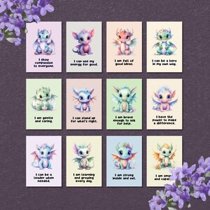 48 Positive Affirmation Cards for Boys, INSTANT DOWNLOAD, Notes for ...