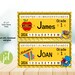 School Desk Name Plate Mini, Editable, Printable, Boy/girl Badge ...