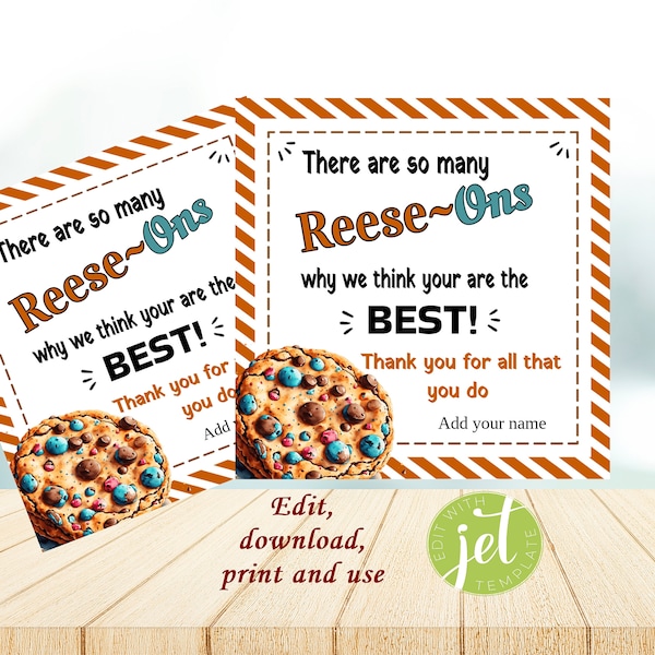Reeses Thank You - Etsy