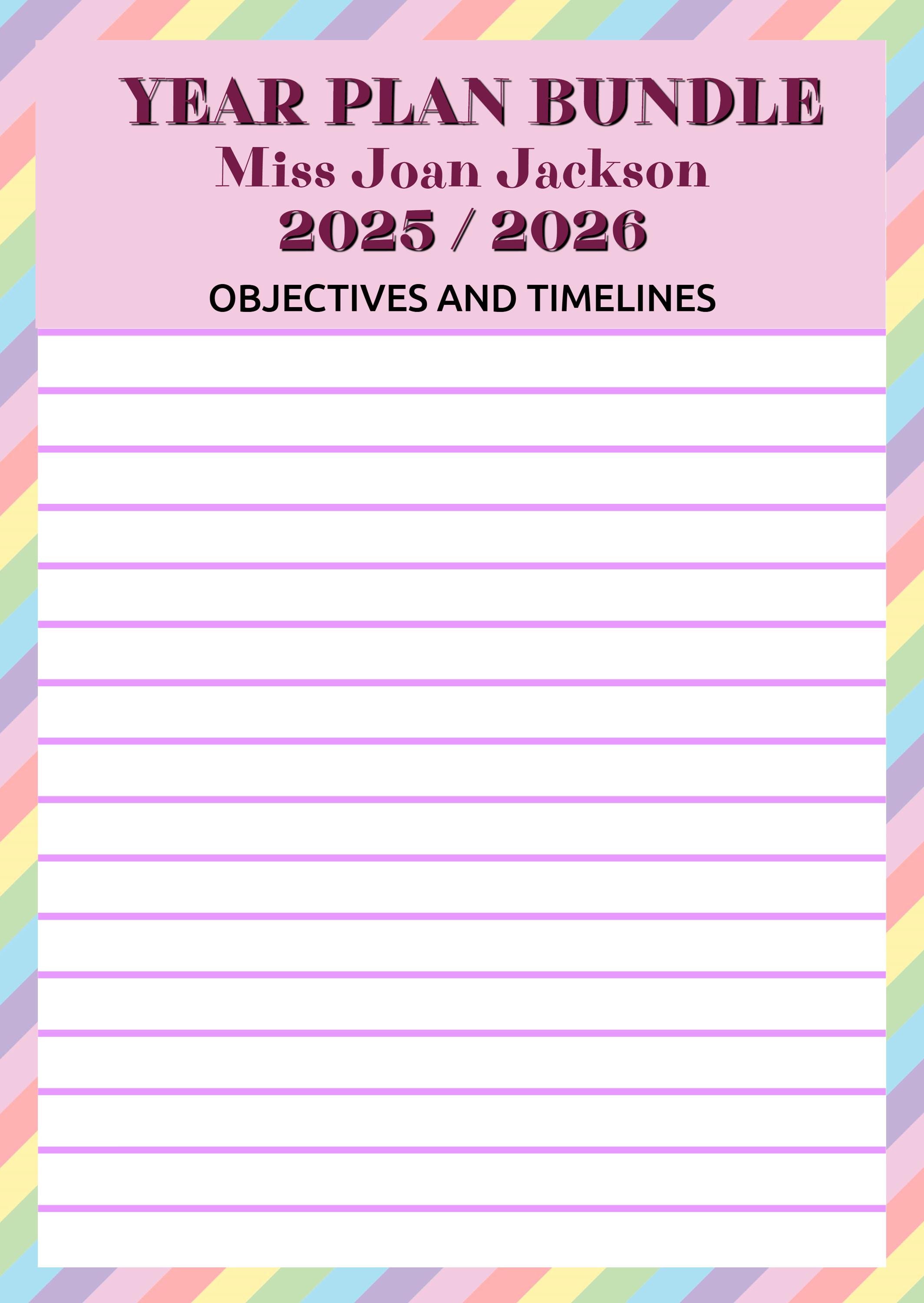 Editable Lesson Plan Combo, Teacher Planner Classroom Organizer ...