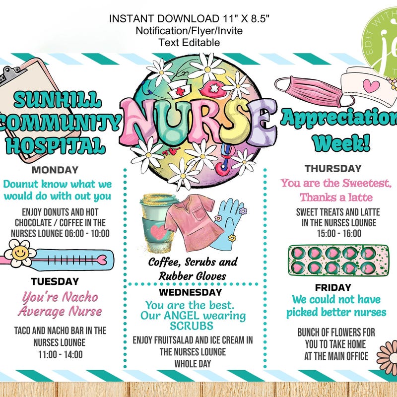 Nursing Home Week Flyer - Etsy