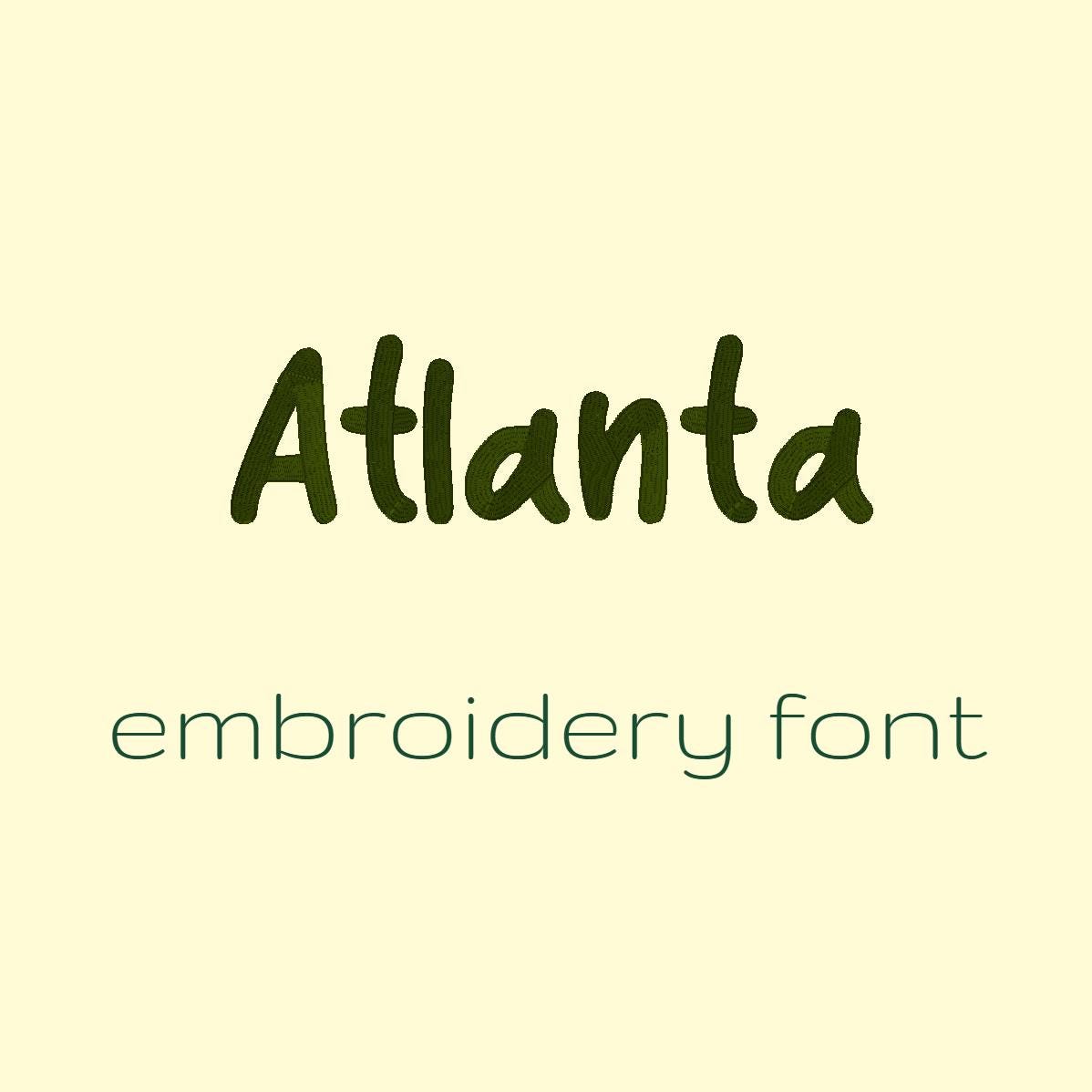 DST Embroidery Fonts, Tajima Fonts Pack, Embroidery Fonts, Machine ...
