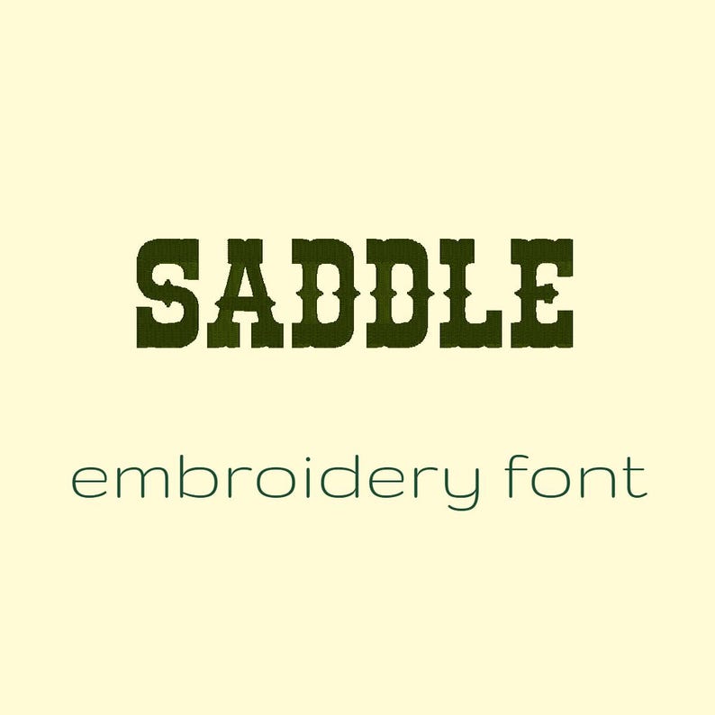 DST Embroidery Fonts, Tajima Fonts Pack, Embroidery Fonts, Machine ...