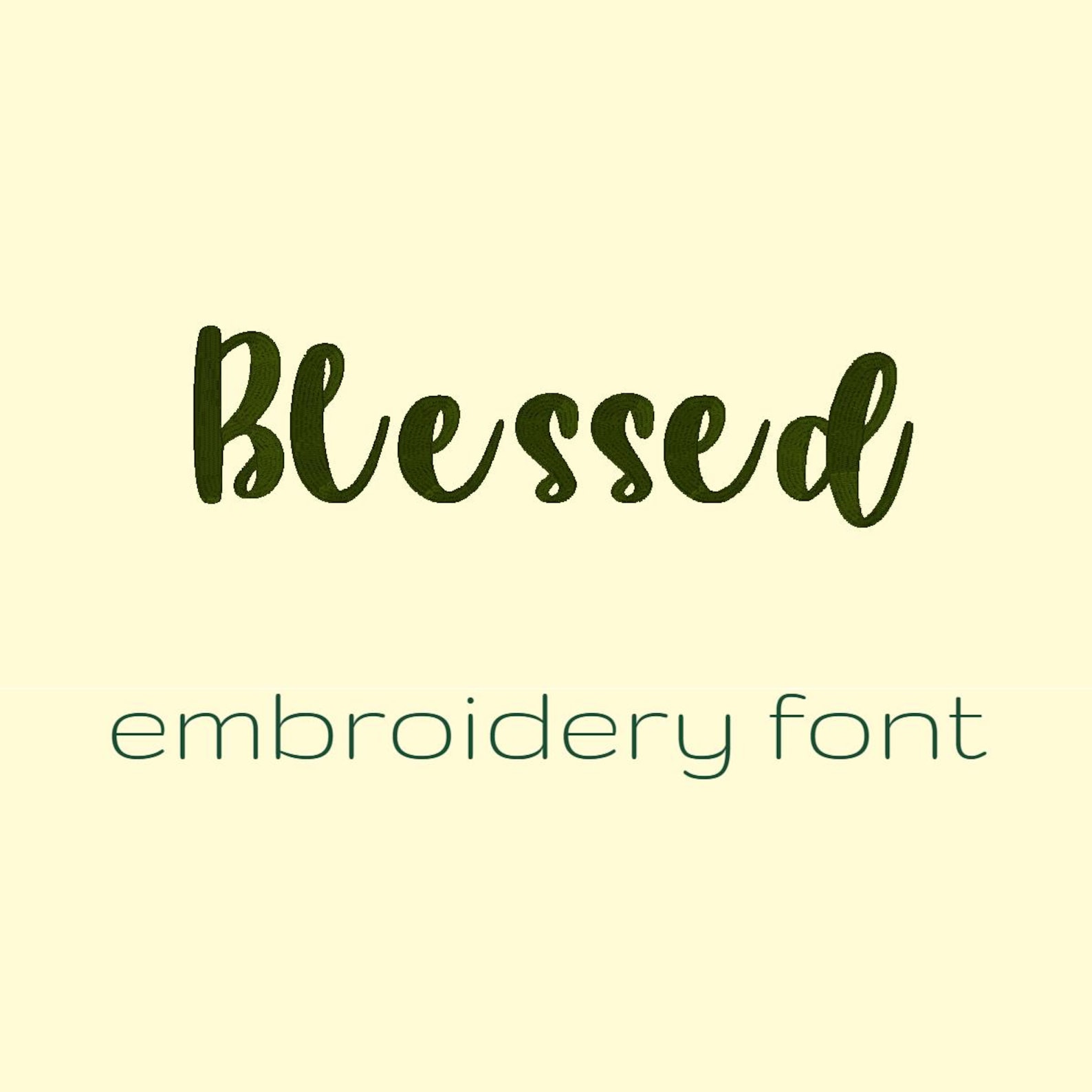 DST Embroidery Fonts, Tajima Fonts Pack, Embroidery Fonts, Machine ...