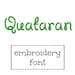 300 Tajima Embroidery Fonts, DST Fonts Pack, Embroidery Machine Fonts ...
