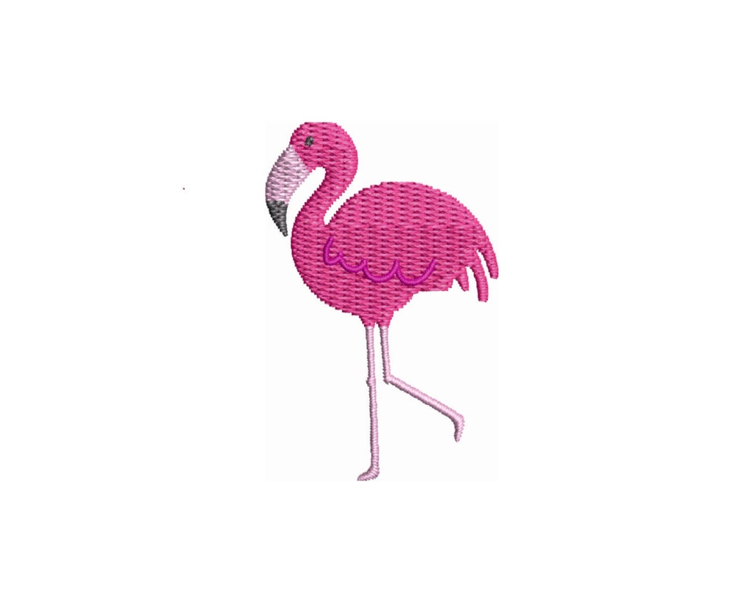 Flamingo Embroidery File, Machine Embroidery Design, Embroidery Machine ...