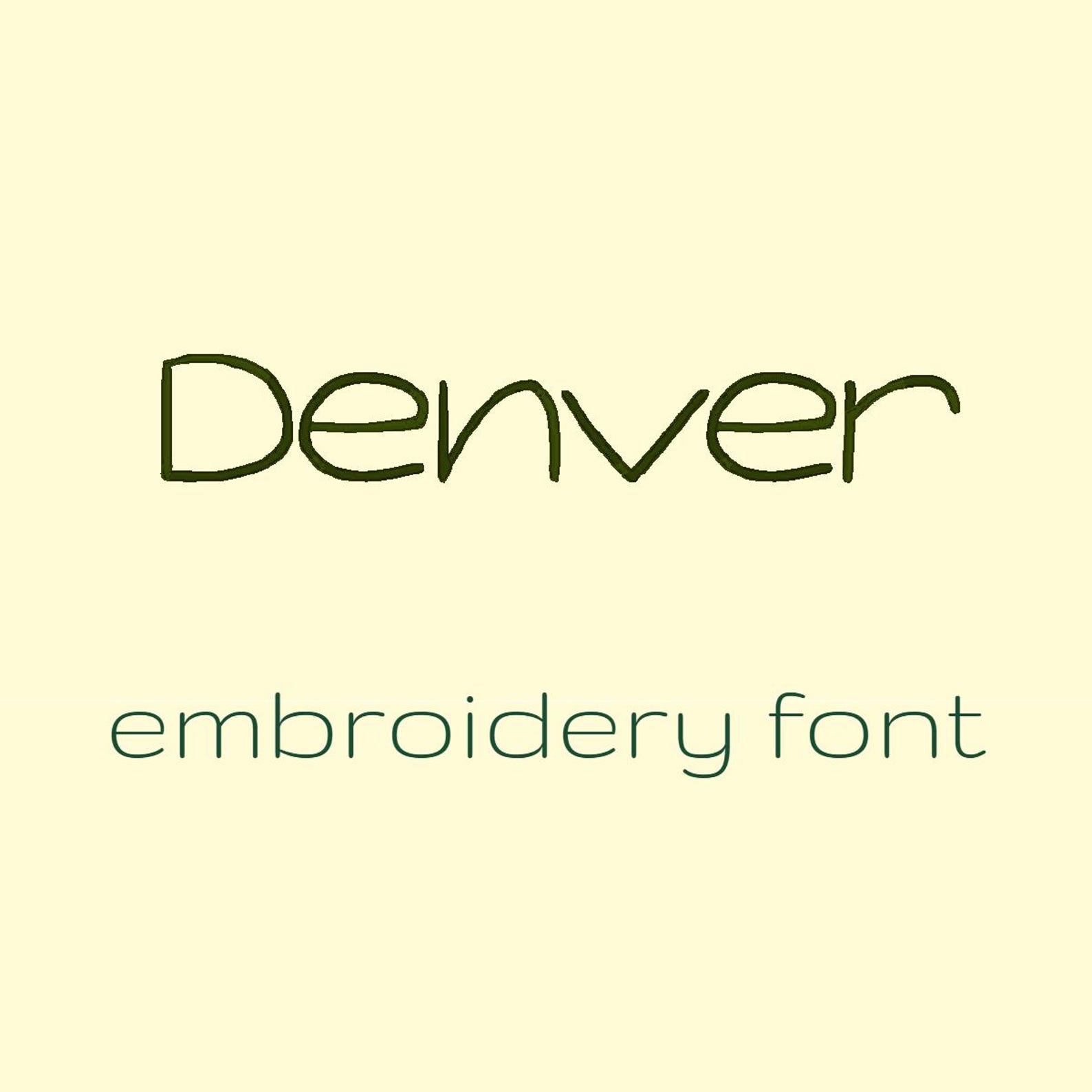 DST Embroidery Fonts, Tajima Fonts Pack, Embroidery Fonts, Machine ...