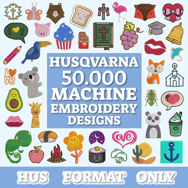 Husqvarna Embroidery Designs - Etsy