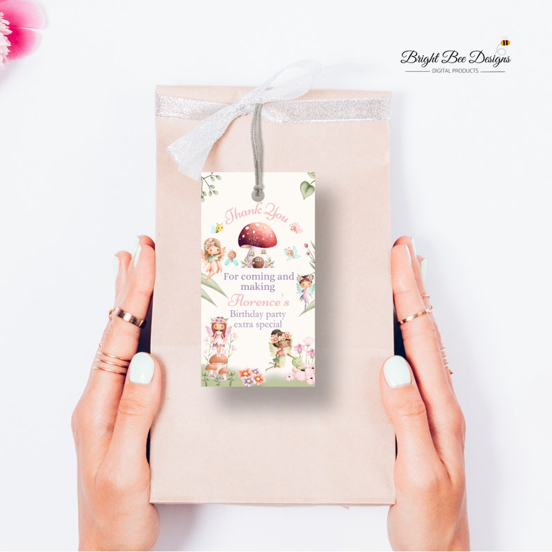 Editable Fairy Tags Fairy Gift Tags Fairy Party Favor - Etsy