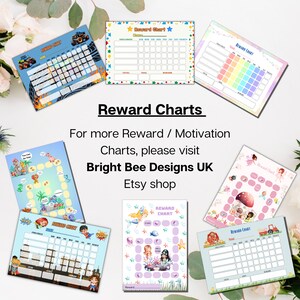 Mermaid Reward Chart, Printable Girls Chore Chart, Mermaid Potty ...