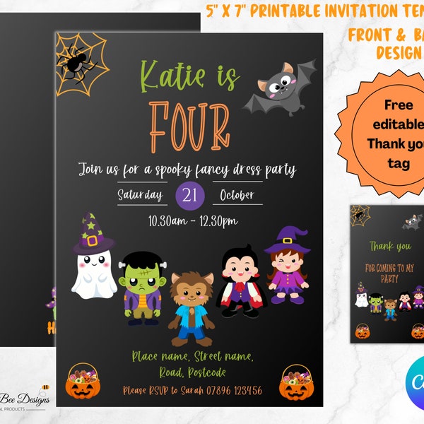 Fancy Dress Invite - Etsy
